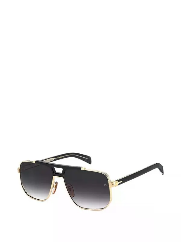 DB EYEWEAR BY DAVID BECKHAM Geometric Double Bridge Sunglasses