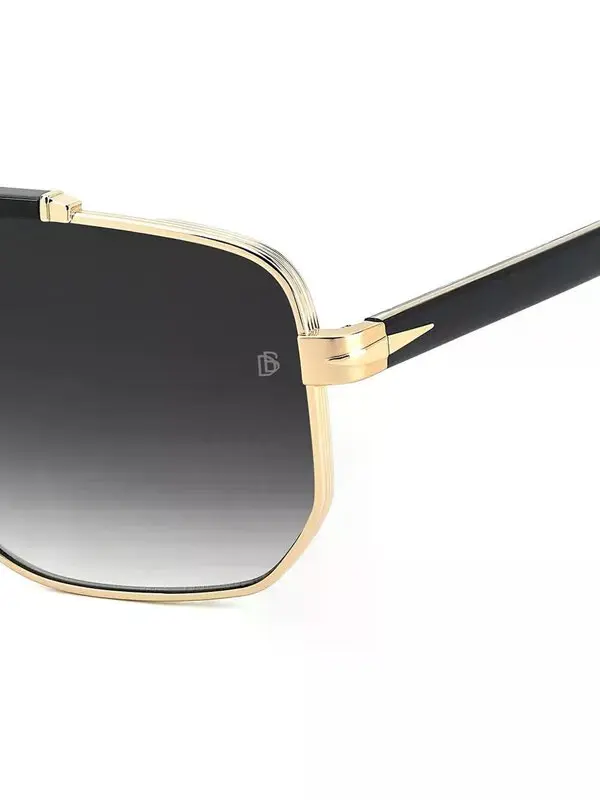 DB EYEWEAR BY DAVID BECKHAM Geometric Double Bridge Sunglasses