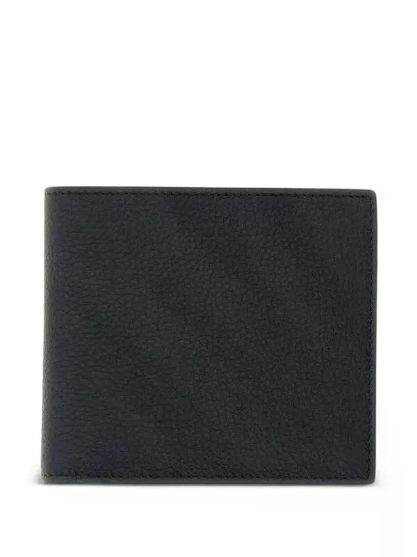 Thom Browne Pebble-grain Bifold Wallet - Black