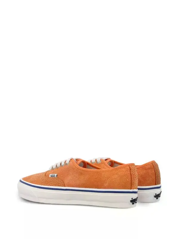 VANS Textured Suede Lace-up Sneakers - Orange