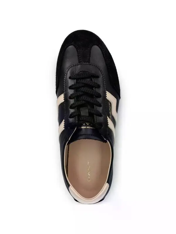 Gant Suede Panel Lace-up Sneakers - Black