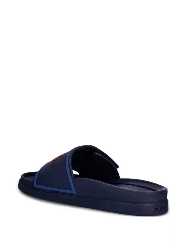 Gant Navy Logo Touch-strap Slides