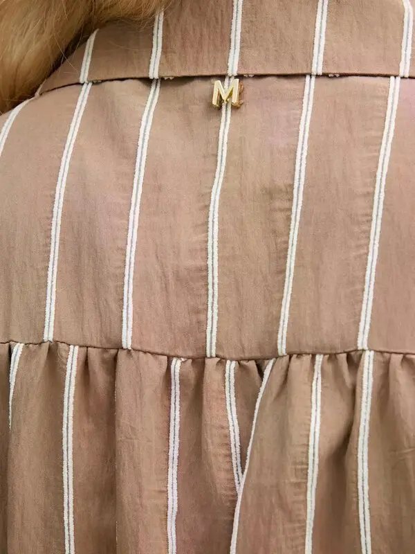 Lola Casademunt Striped Midi Dress