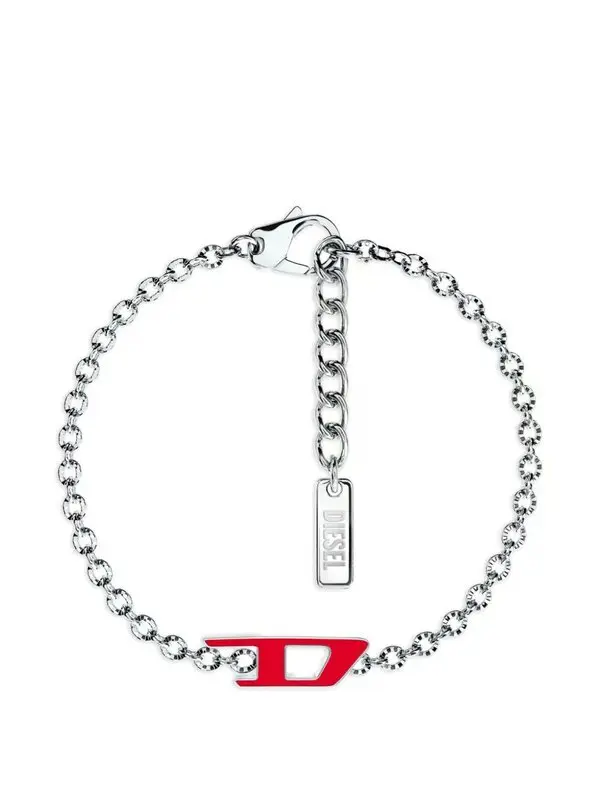 DIESEL® Stainless Steel Chain Bracelet - Silver