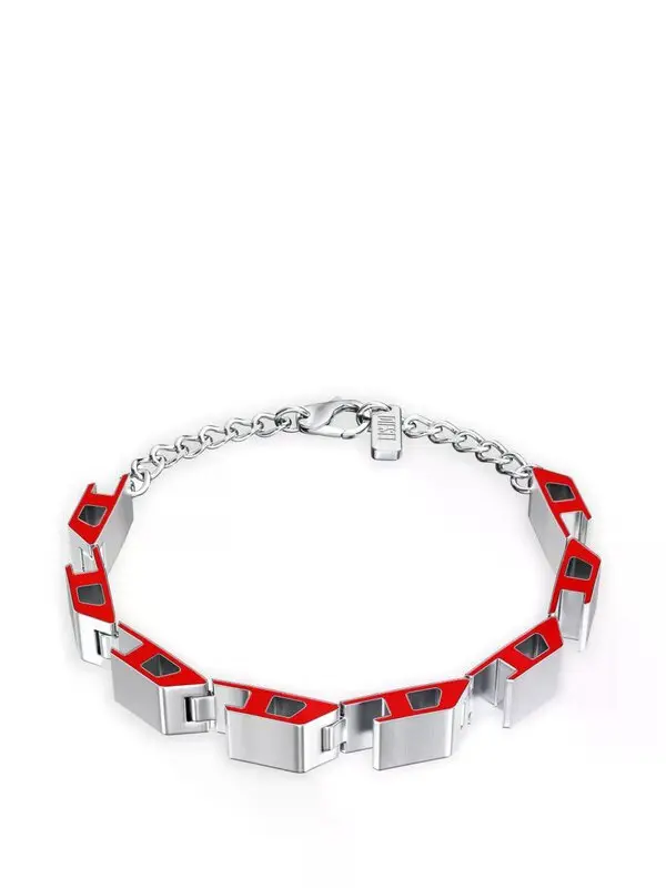 DIESEL® Enamel D Logo Link Bracelet
