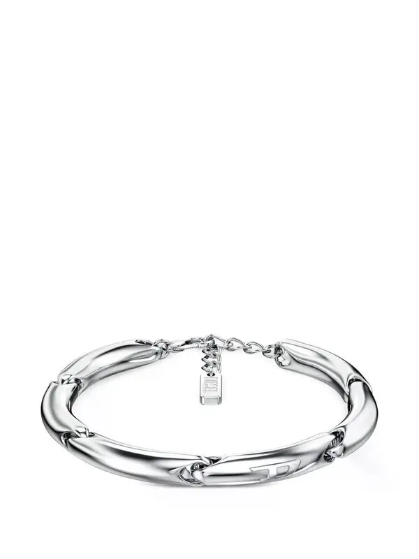 DIESEL® D Logo Chain Bracelet - Silver