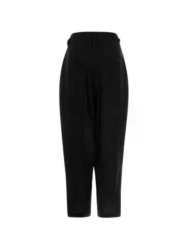 Y’s Pleated Wide-leg Trousers