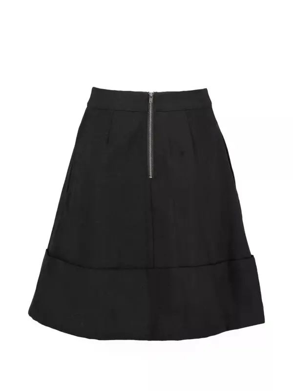 Chloé Bow Detail Pleated Mini Skirt