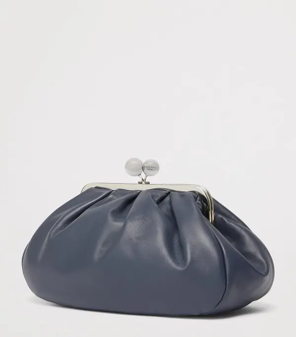 Max Mara Medium Leather Pasticcino Clutch