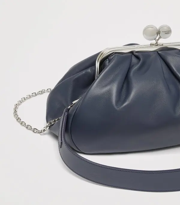 Max Mara Medium Leather Pasticcino Clutch