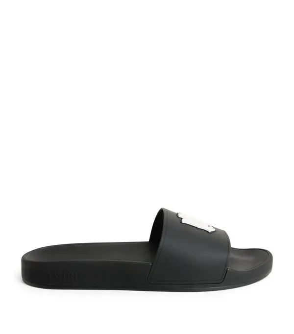 Amiri Ma Quad Monogram Pool Slides