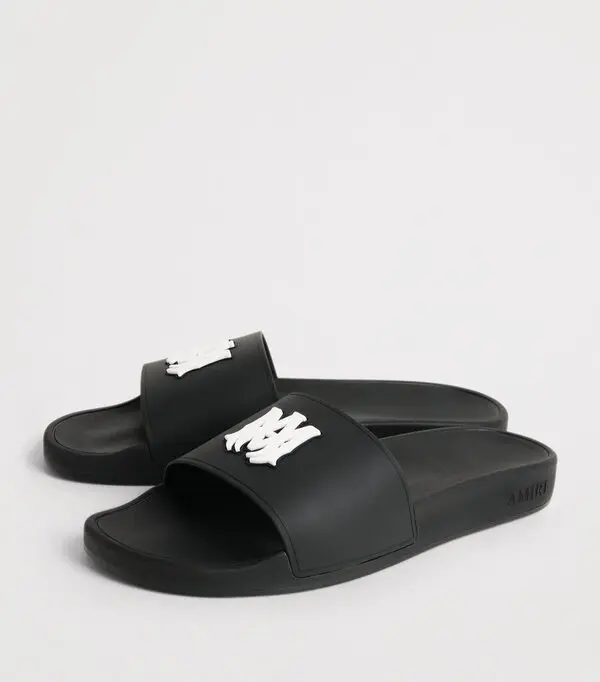 Amiri Ma Quad Monogram Pool Slides