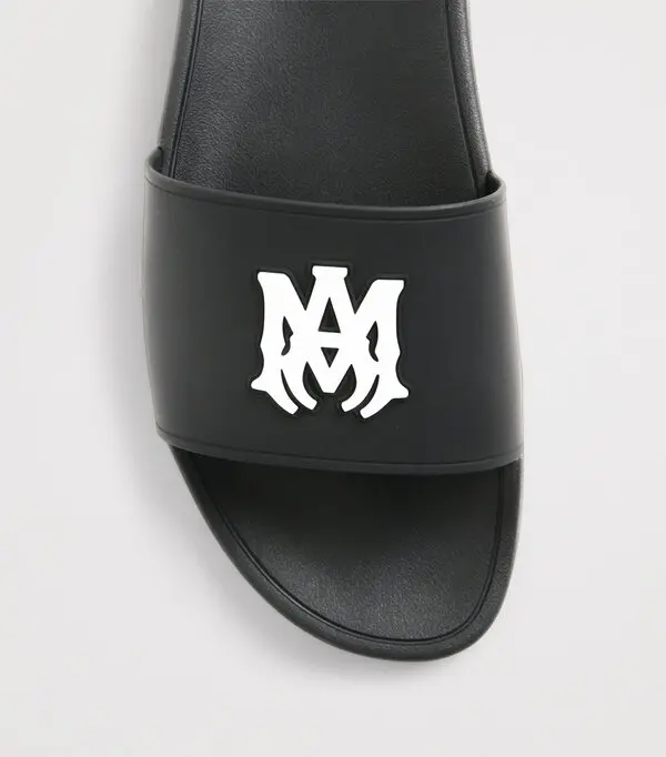 Amiri Ma Quad Monogram Pool Slides