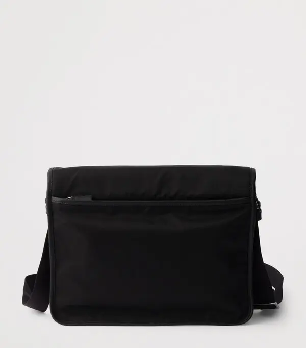 Prada Re-nylon And Saffiano Leather Shoulder Bag