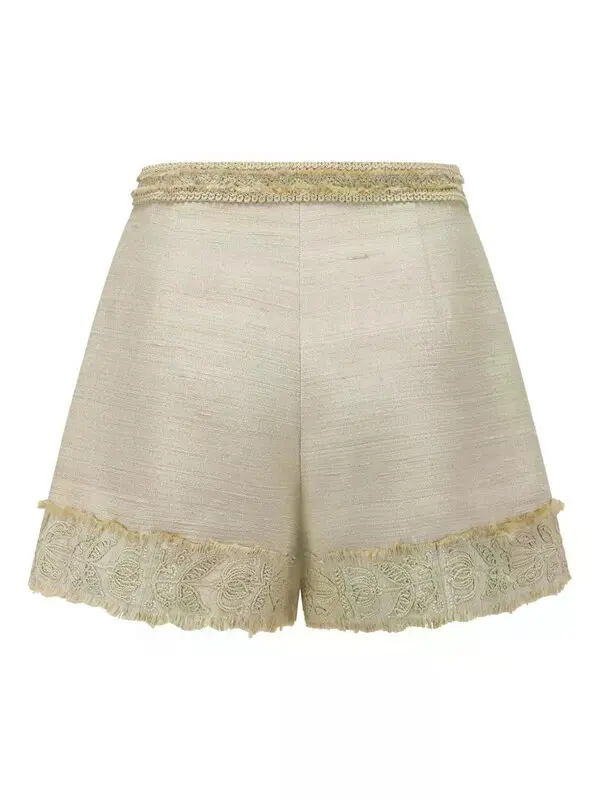 INTO THE EAST Quercus Silk Shorts