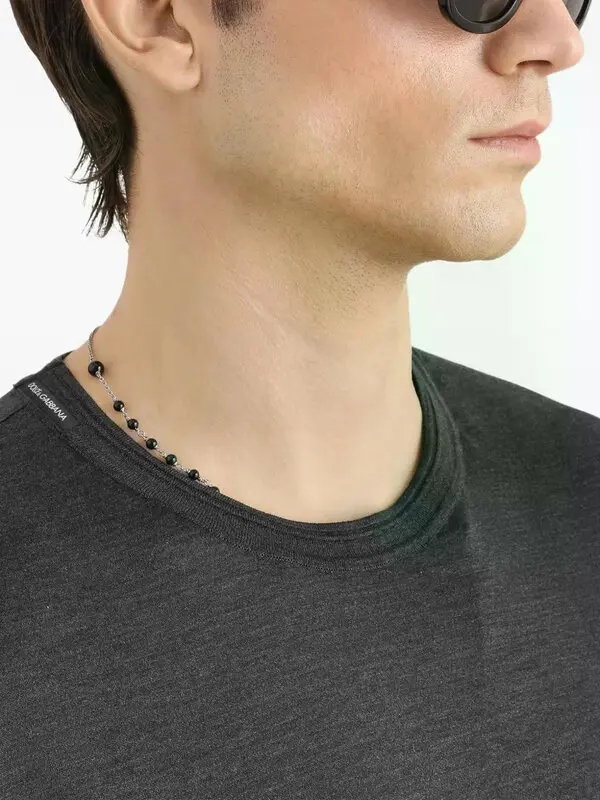 Dolce & Gabbana Silk T-shirt - Grey