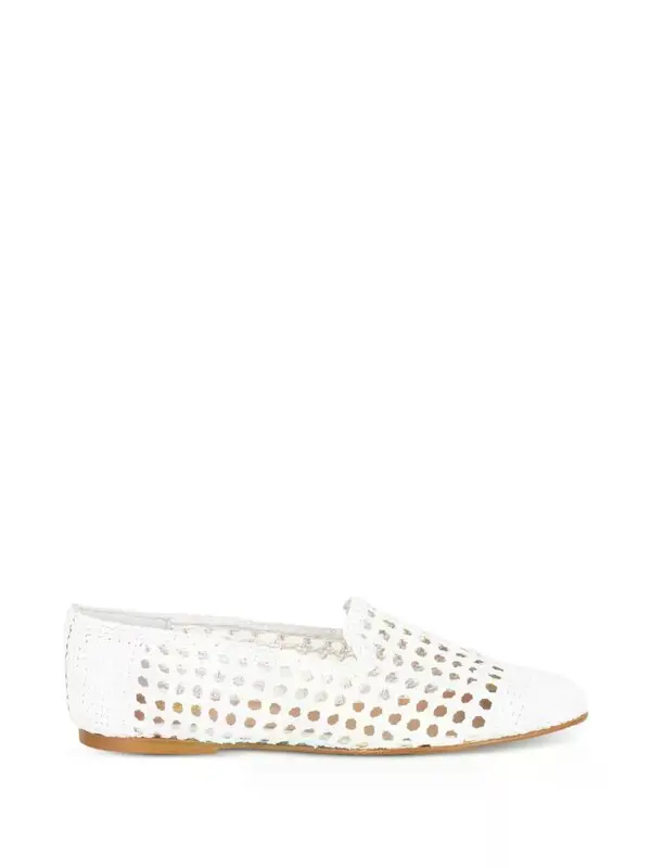 Status Intreccio Loafers - White
