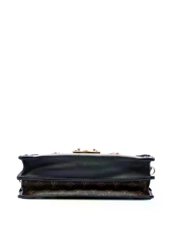 LOUIS VUITTON Monogram Reverse Trunk Clutch Crossbody Bag - Brown