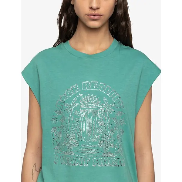 Zadig&Voltaire Graphic-print Cotton T-shirt - Borneo