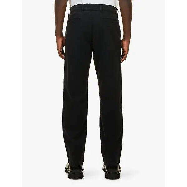 Nn07 Aden Straight-leg Cotton Chinos - Black