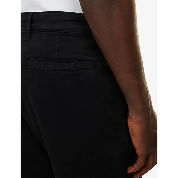 Nn07 Aden Straight-leg Cotton Chinos - Black