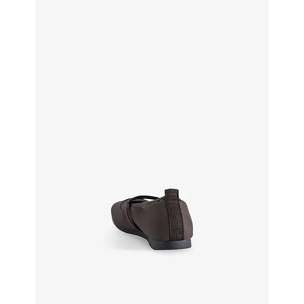 VAGABOND SHOEMAKERS Hillary Woven Ballet Flats - Coffee