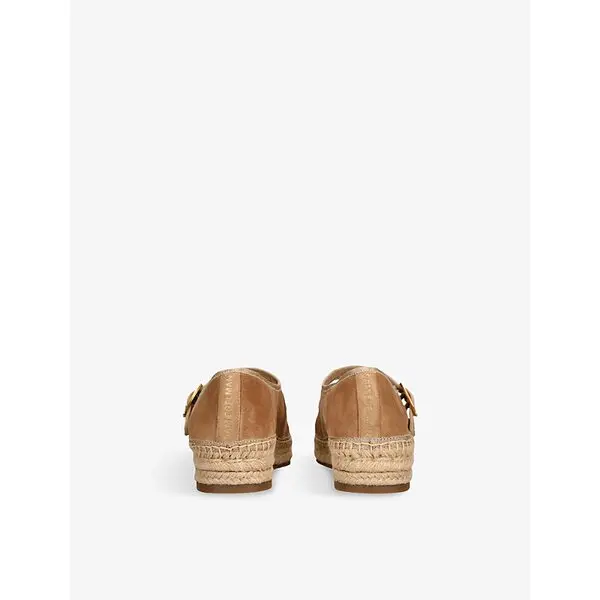 Sam Edelman Mackie Espadrille Sole Fabric Ballet Flats - Tan