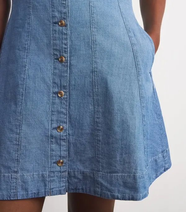 Paige Chambray Lana Mini Dress
