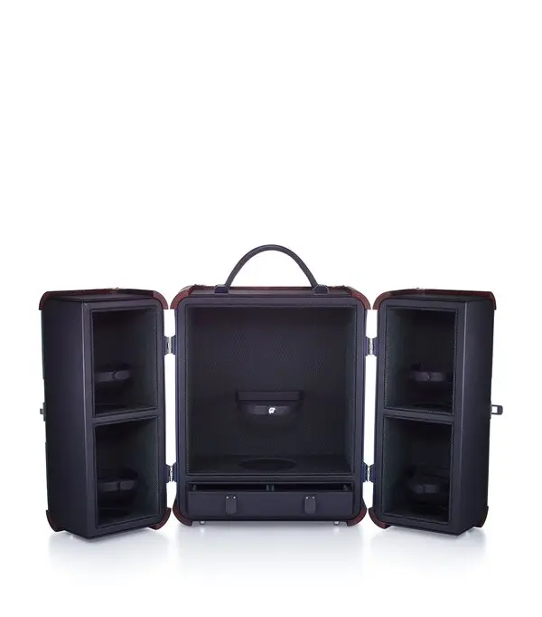 THE MARTHA, BY BACCARAT Octogone Trunk In French Oak And Leather - Clear