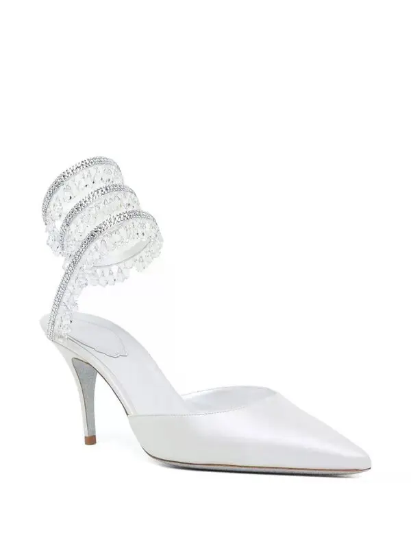Rene Caovilla 80mm Crystal-embellished Pumps