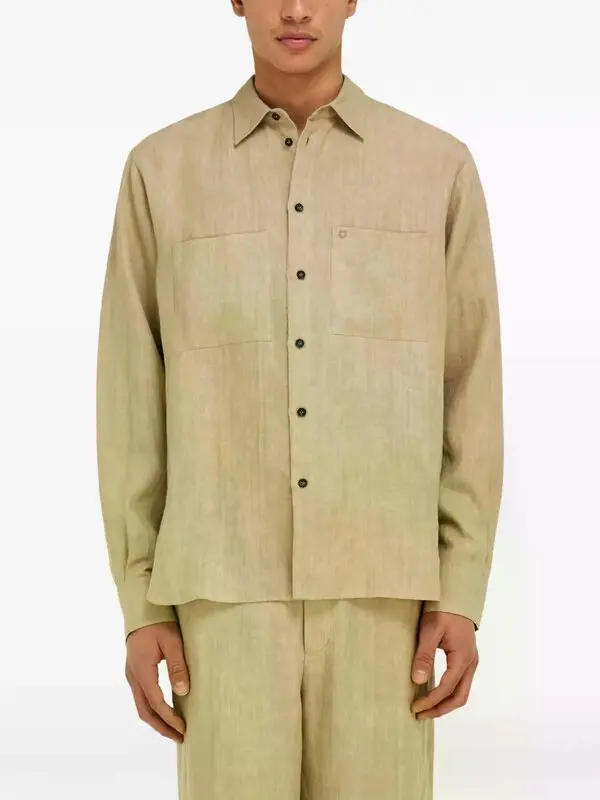 FERRAGAMO Pure Linen Shirt