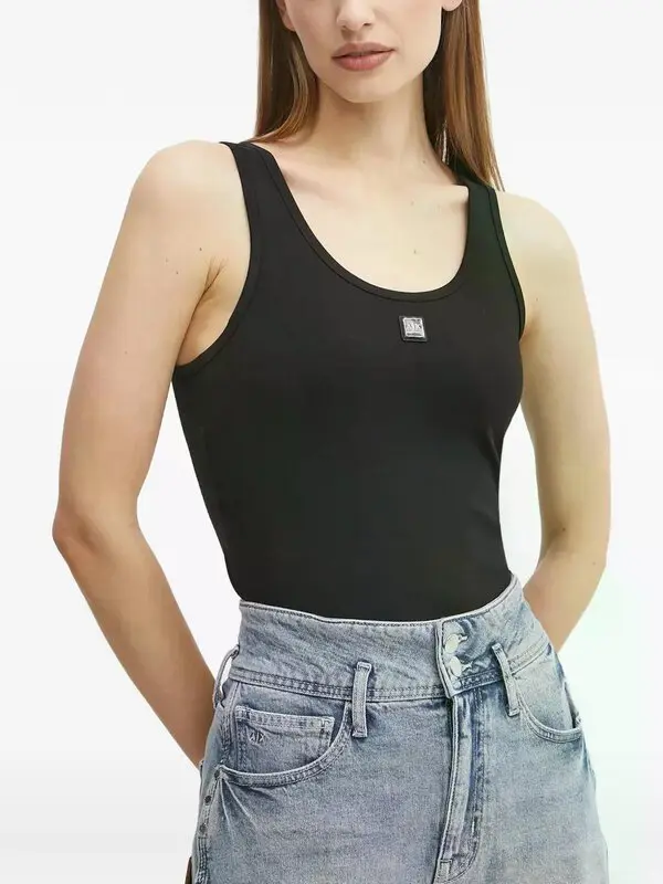 Armani Exchange Logo Patch Tank Top