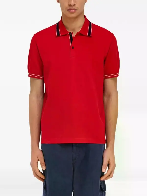 FERRAGAMO Short-sleeve Polo Shirt - Red
