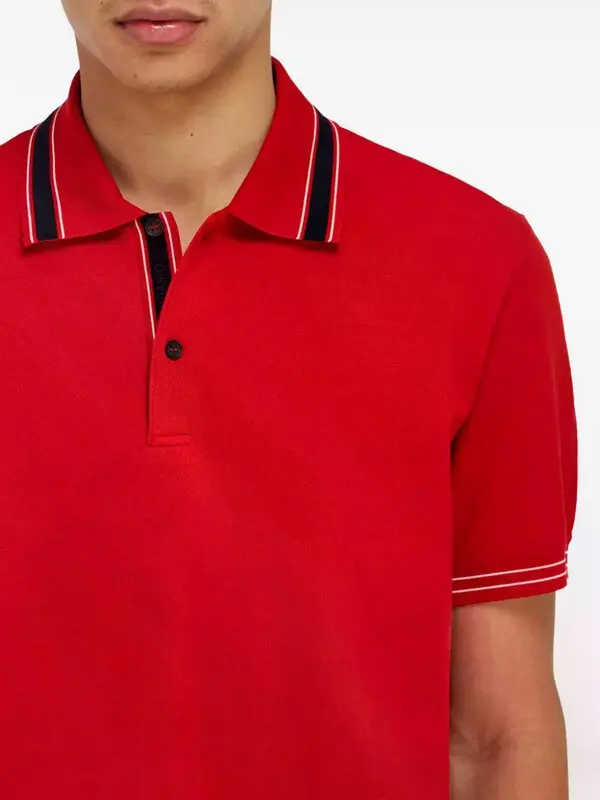 FERRAGAMO Short-sleeve Polo Shirt - Red
