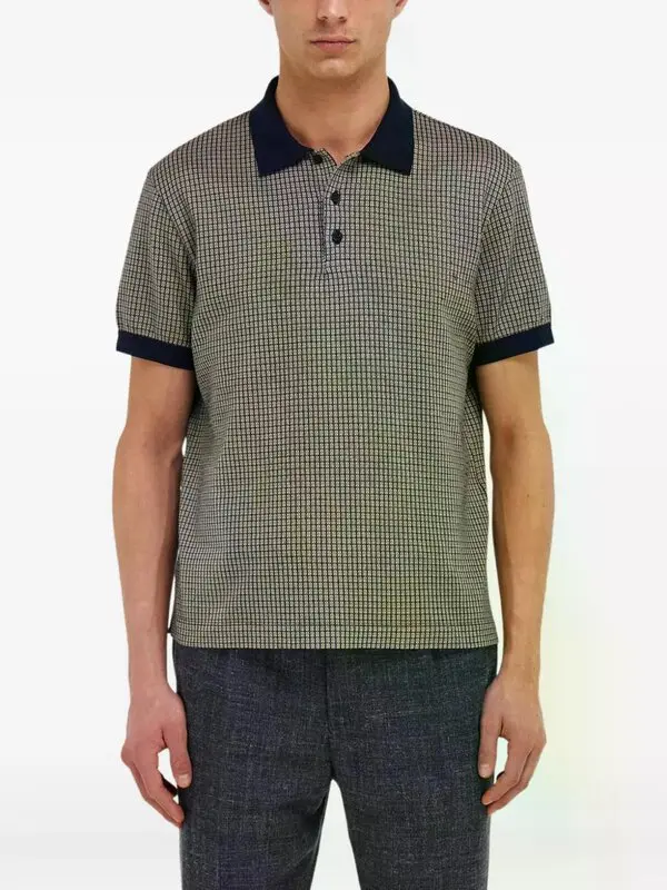 FERRAGAMO Patterned Short-sleeve Polo Shirt