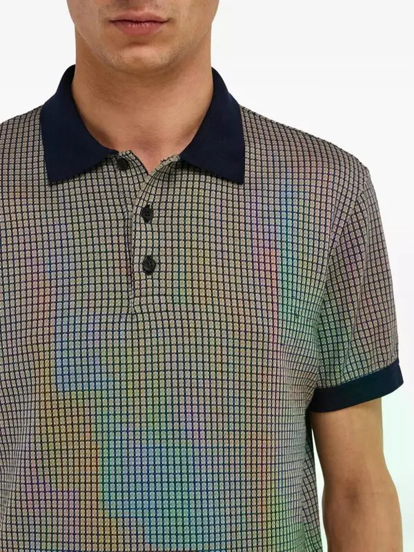 FERRAGAMO Patterned Short-sleeve Polo Shirt