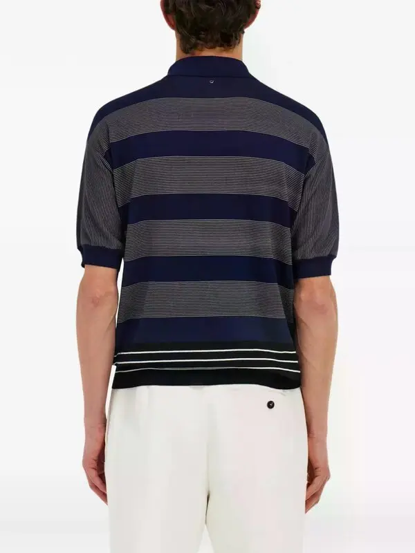 FERRAGAMO Polo Shirt With Zip Collar
