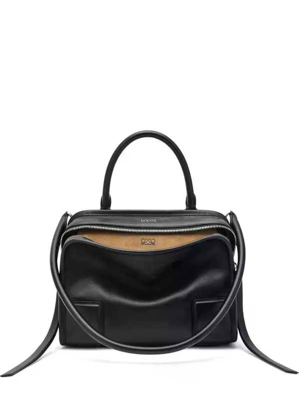 Loewe Small Leather Top Handle Bag - Black