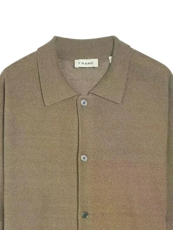 FRAME Short-sleeve Button-down Linen Shirt