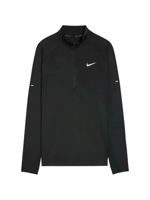 Nike Half-zip Raglan Sleeve T-shirt - Black