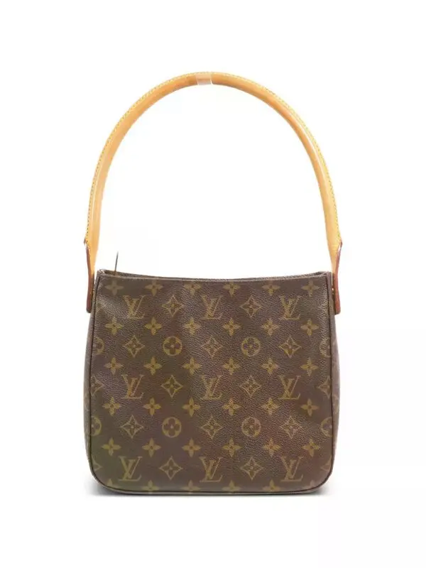 LOUIS VUITTON Monogram Canvas Looping Gm Shoulder Bag - Brown