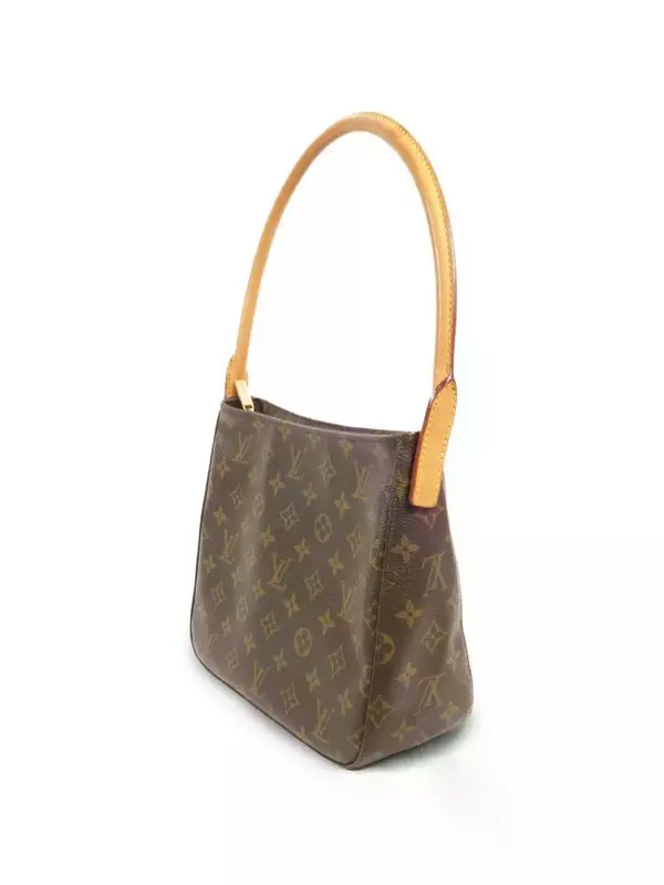 LOUIS VUITTON Monogram Canvas Looping Gm Shoulder Bag - Brown