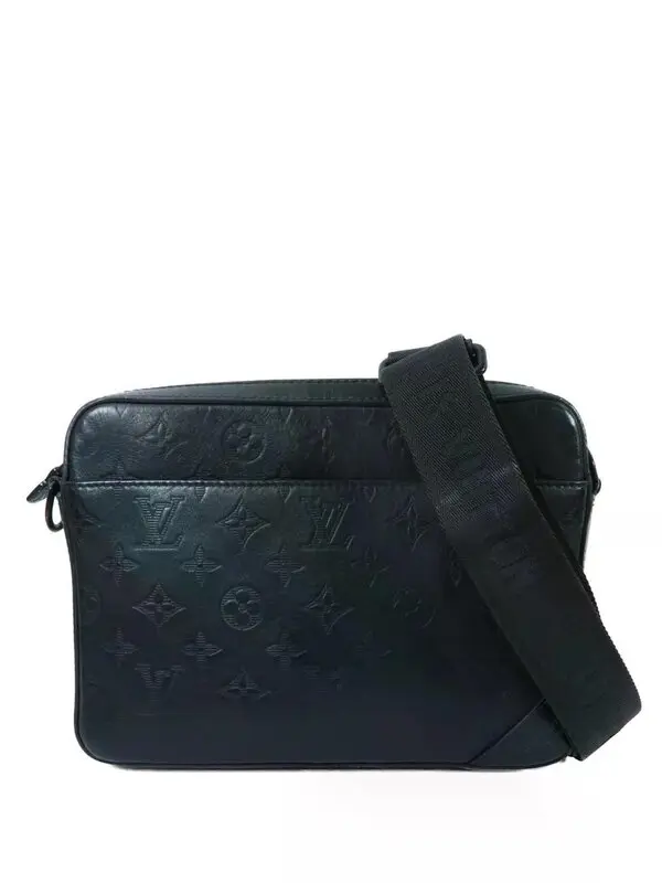 LOUIS VUITTON Monogram Shadow Duo Messenger Bag - Black