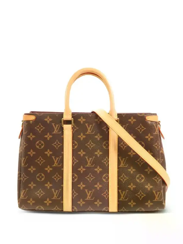 LOUIS VUITTON Soufflot Monogram Mm Tote Bag - Brown