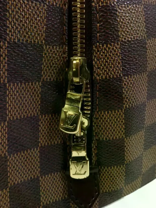 LOUIS VUITTON Damier Ebene Canvas Rivery Mm Tote Bag
