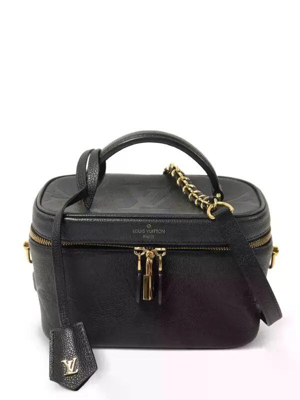 LOUIS VUITTON Monogram Empreinte Vanity Case Shoulder Bag - Black