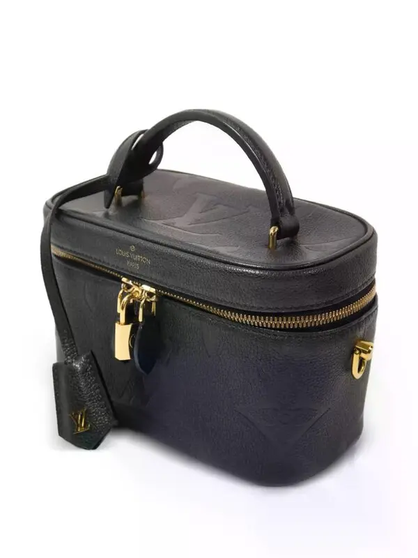 LOUIS VUITTON Monogram Empreinte Vanity Case Shoulder Bag - Black