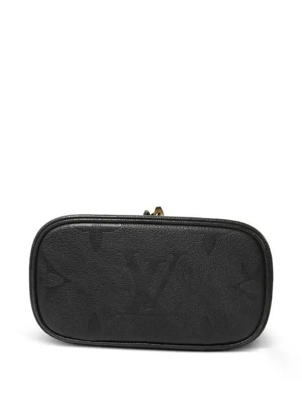 LOUIS VUITTON Monogram Empreinte Vanity Case Shoulder Bag - Black