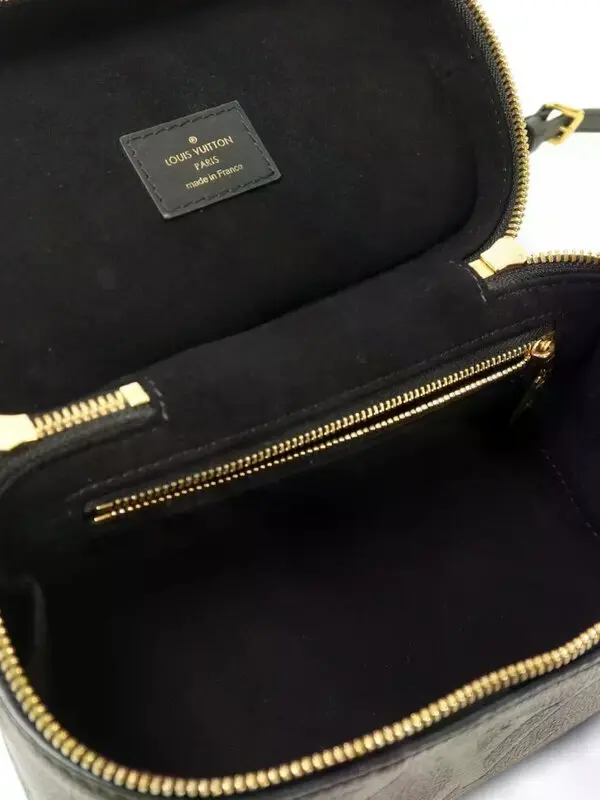 LOUIS VUITTON Monogram Empreinte Vanity Case Shoulder Bag - Black