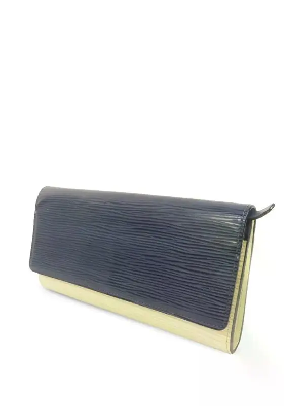 LOUIS VUITTON Epi Long Wallet - Blue